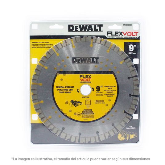 DeWalt - Disco De Diamante Flexvolt De 9 Plg DWAFV8900 - HDWAFV8900 ...