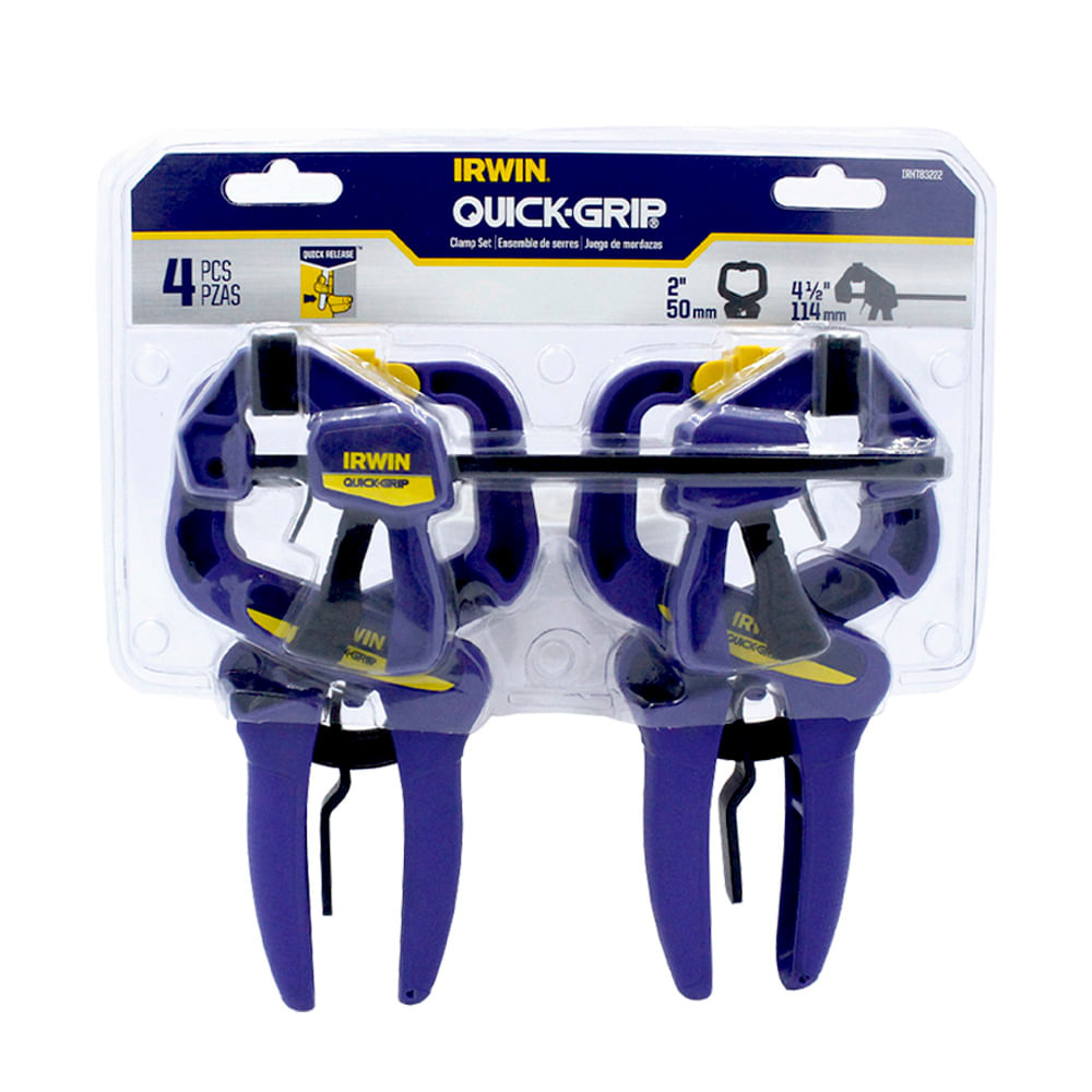 Irwin - Juego De Prensas IRHT83222 4 Pz - HIRT83222 - etoledo