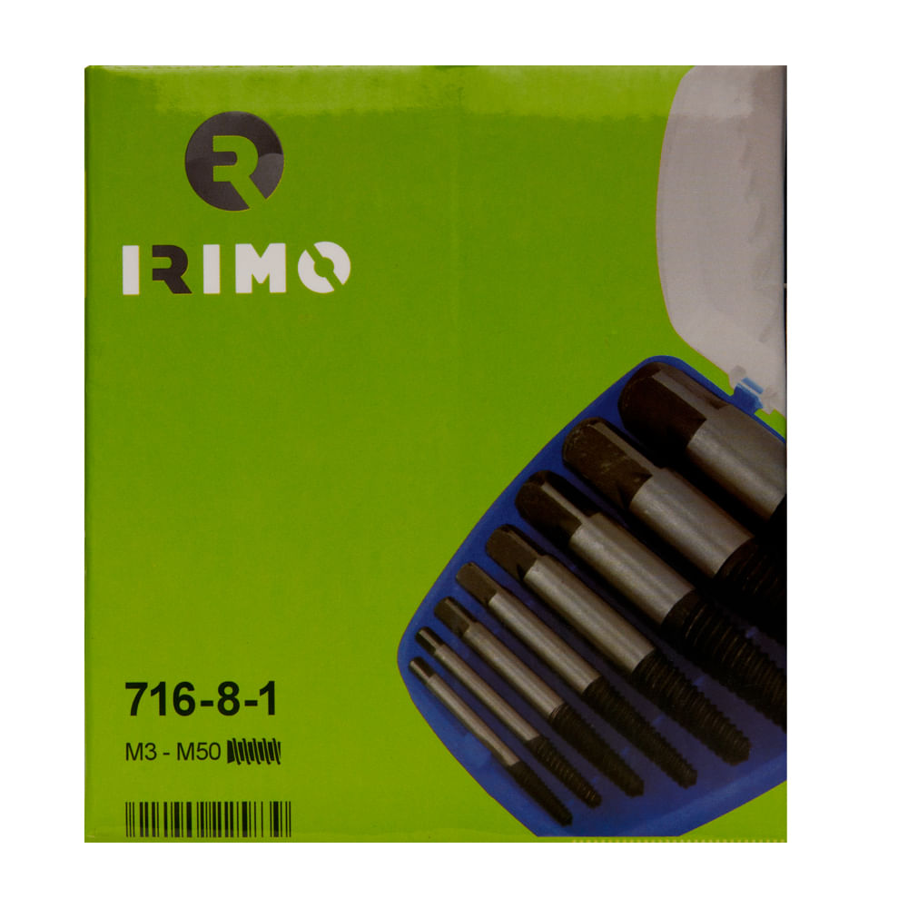 Irimo - Kit De Extractores De Espárragos 716-8-1 8 Pz - HRM71681 - etoledo